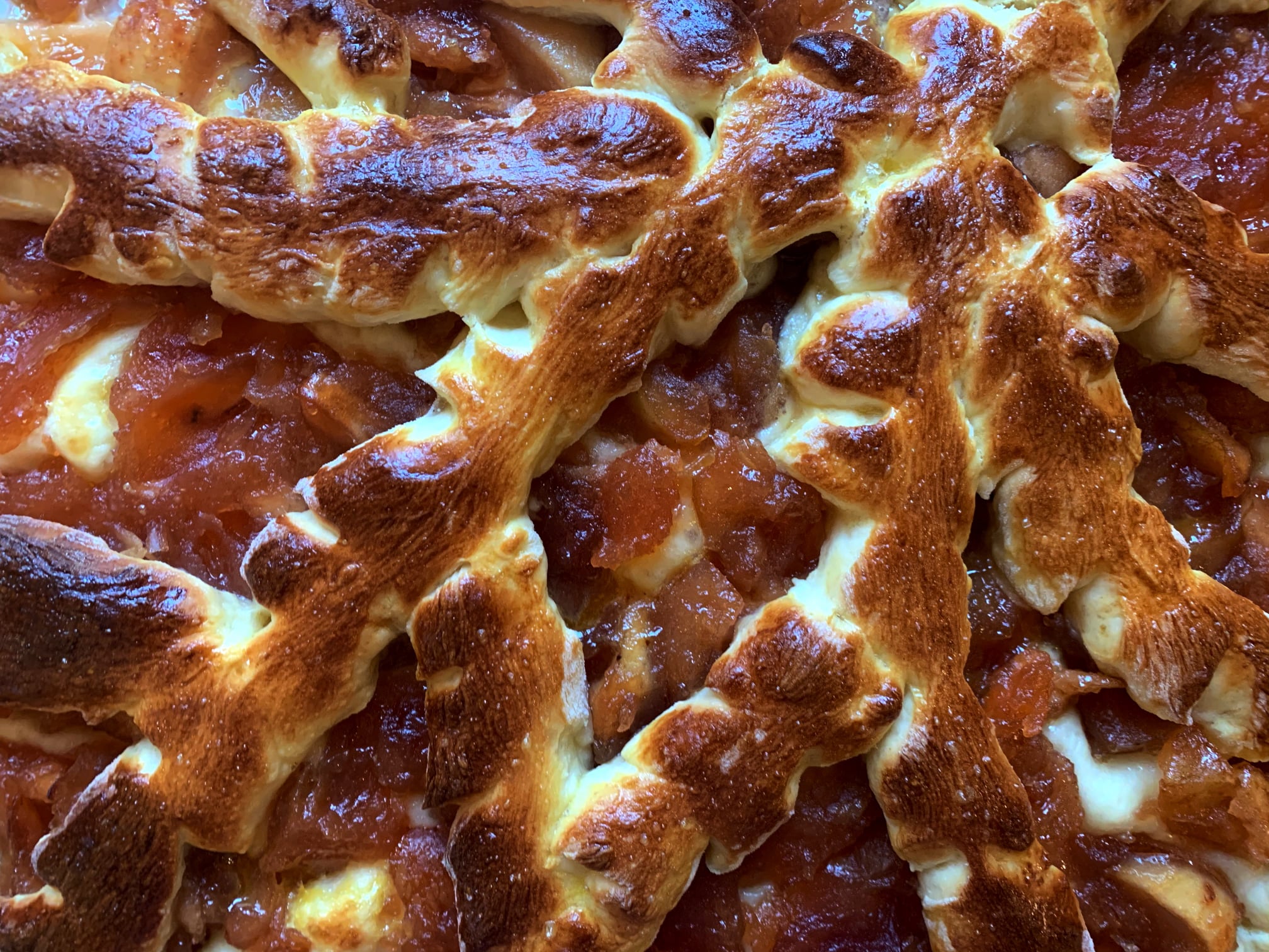 Яблоки, мука, крупка пшеничная, вдохновение = яблочный пирог ...